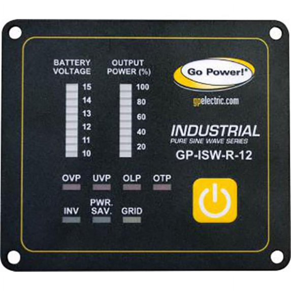 Go Power Industrial Pure Sine Wave Inverter Remote for ISW Inverters ...