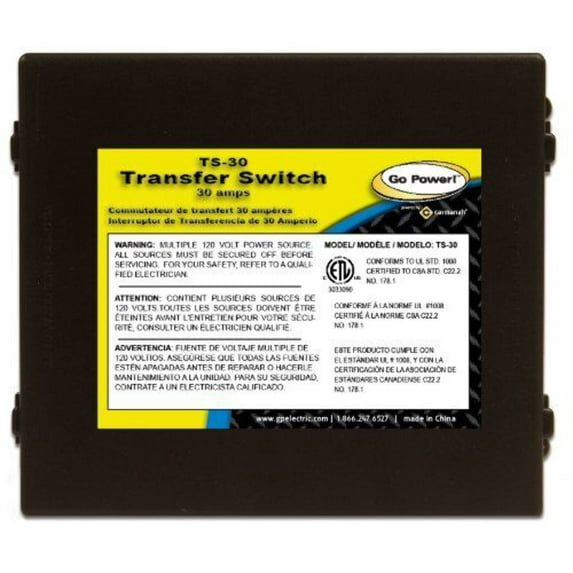 TS-30 Automatic Transfer Switch - Walmart.com