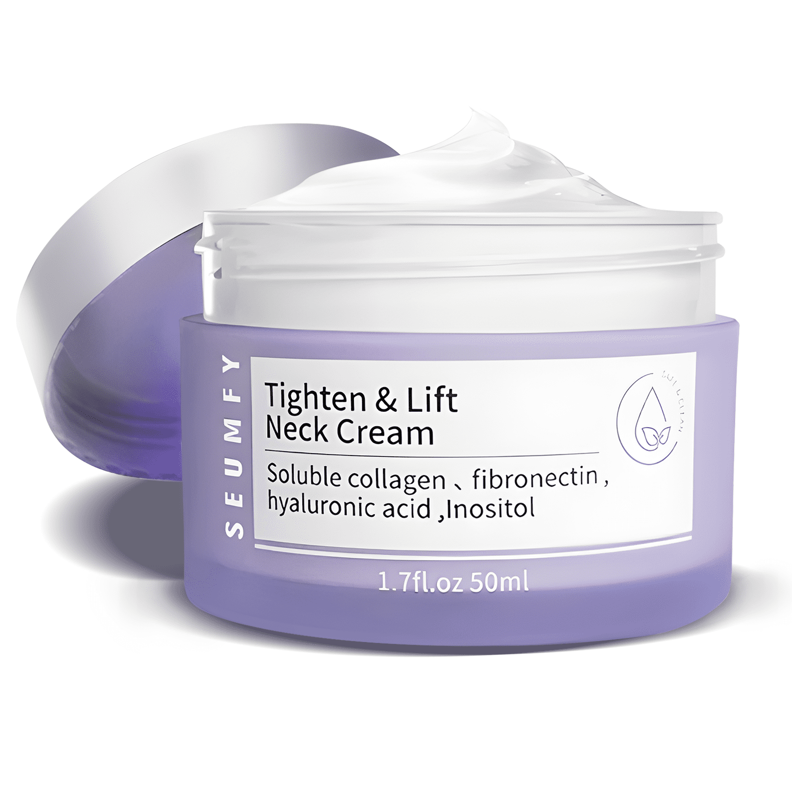 Go Pure Beauty Tighten Lift Neck Firming Cream Anti Aging Neck Creams for Tightening and Firming With Pro Active Repair Firming Complex 1.7 oz