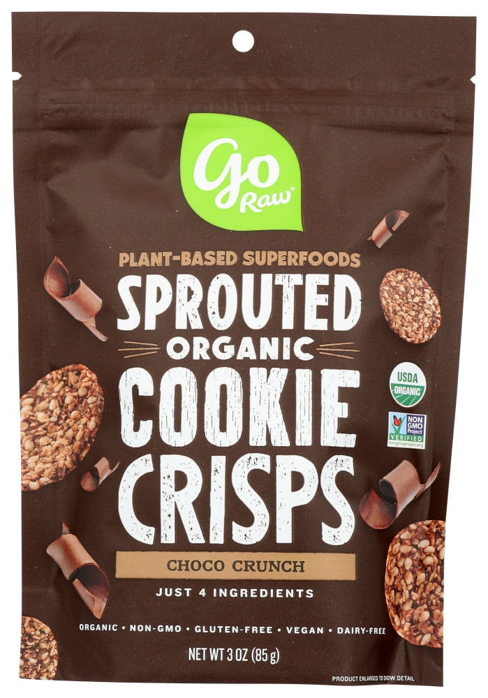Go Raw Sprouted Cookies, Choco Chunk, 3 Oz. - Walmart.com