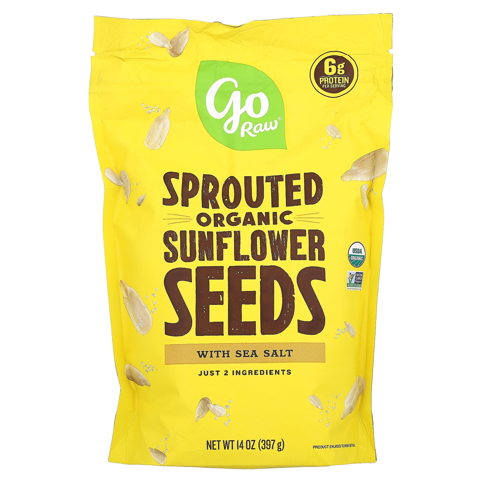 Go Raw Sprouted Sunflower Seeds, 1 Pound - Walmart.com