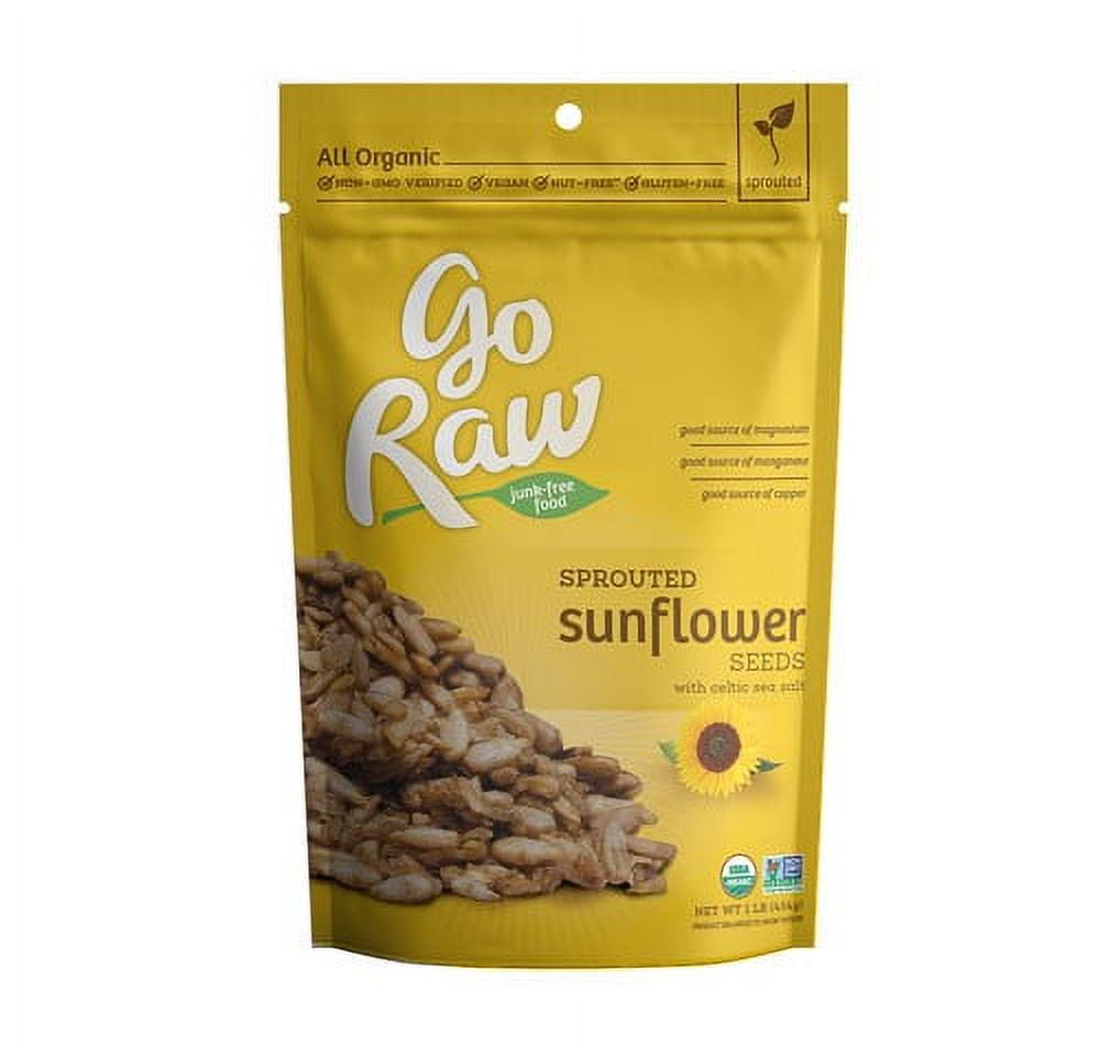 Go Raw Sprouted Sunflower Seeds, 1 Pound - Walmart.com