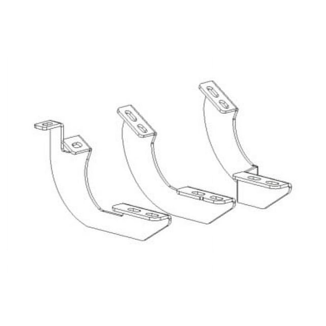 Go Rhino 6944326 V-Series V3,RB Side Steps and RB Slim Side Steps-MOUNTING BRACKETS ...