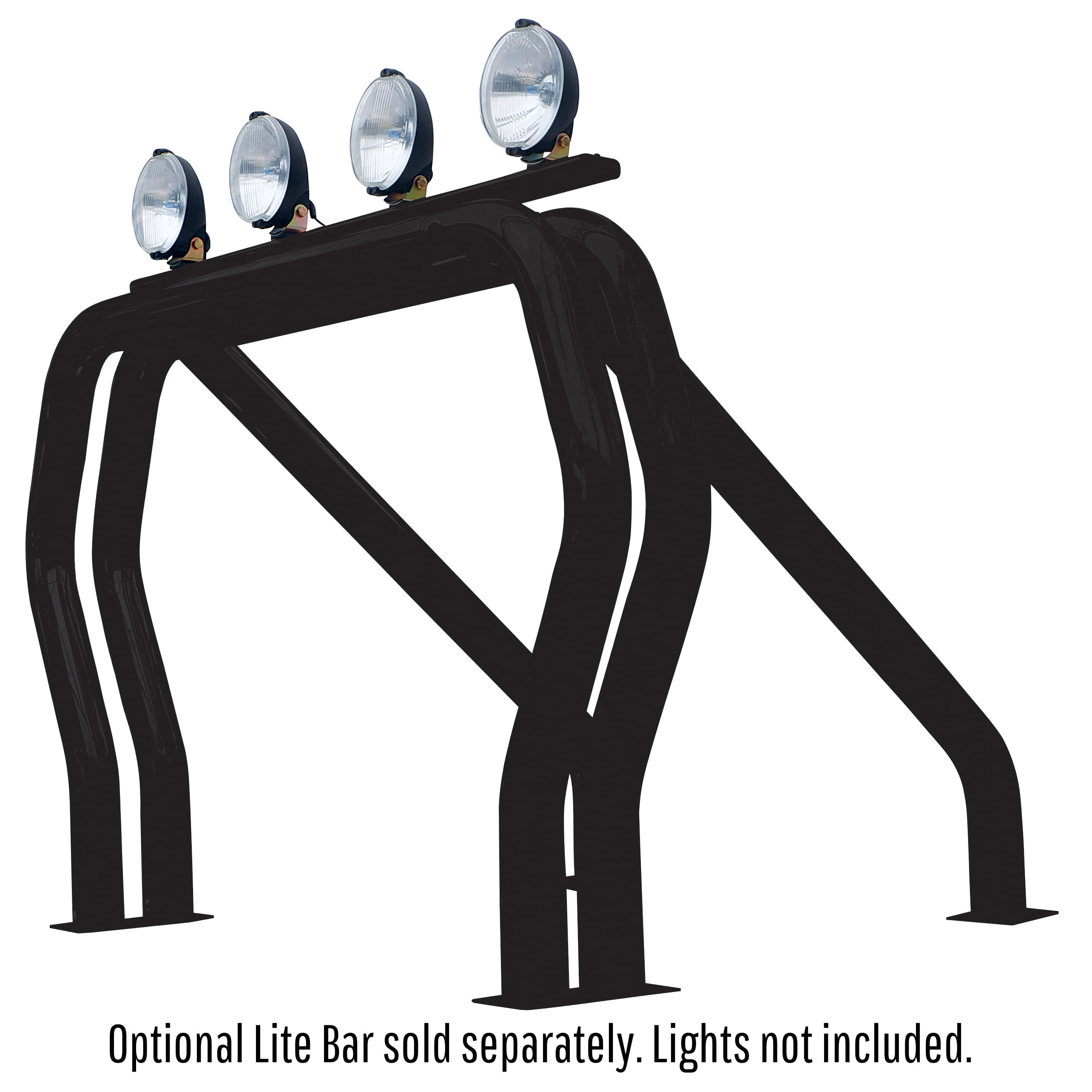 Go Rhino 9009560DSB Bed Bars Complete Kit - Double Bar/Single Kicker ...