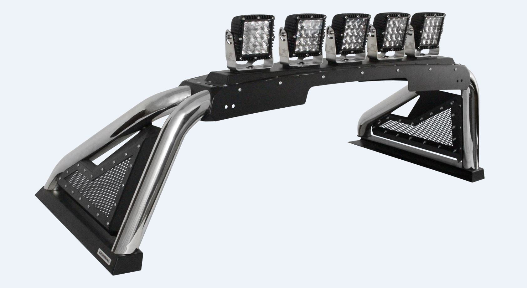Go Rhino 918600PS Sport Bar 2.0 with Power Actuated Retractable Light ...
