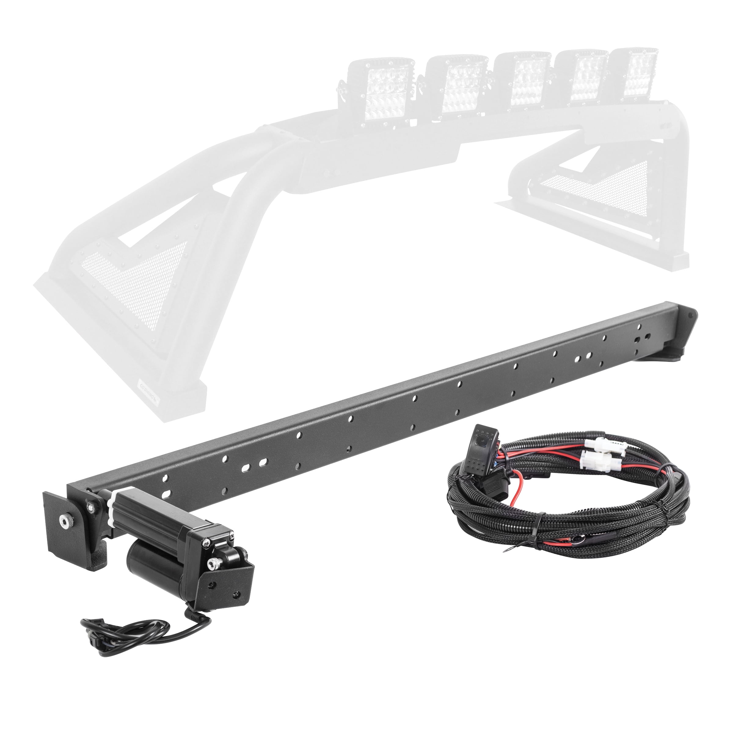 Go Rhino 960003T Sport Bar 2.0 Power-Actuated Retractable Light Mount ...