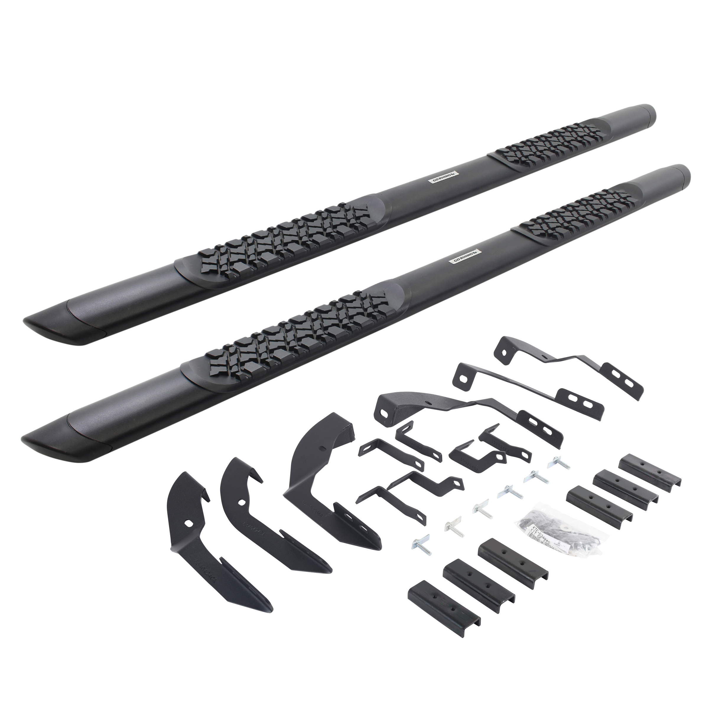 Go Rhino V3404280T V-Series V3 Aluminum Side Steps and Mounting ...