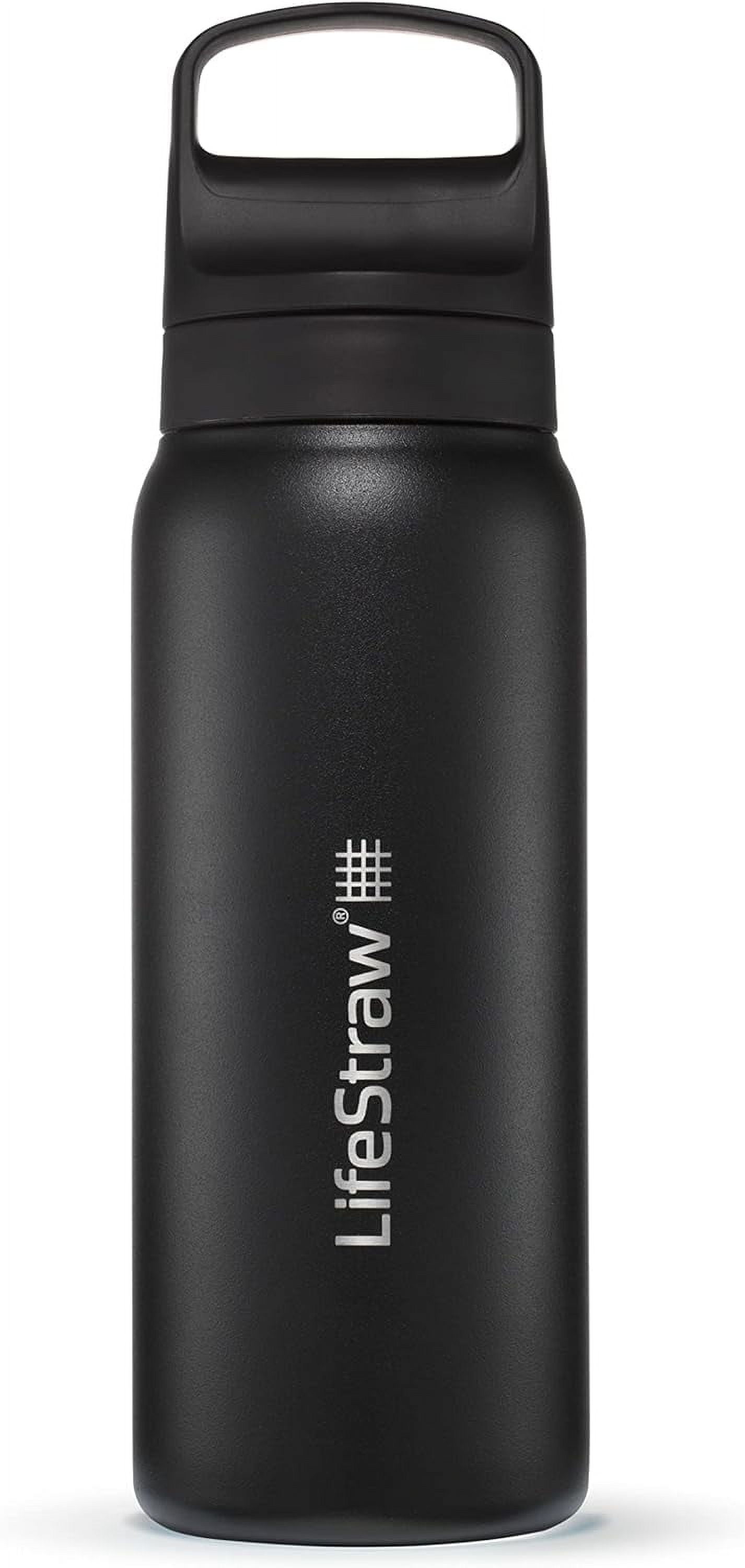 Go Series Insulated Stainless Steel Water Filter Bottle for Travel and ...