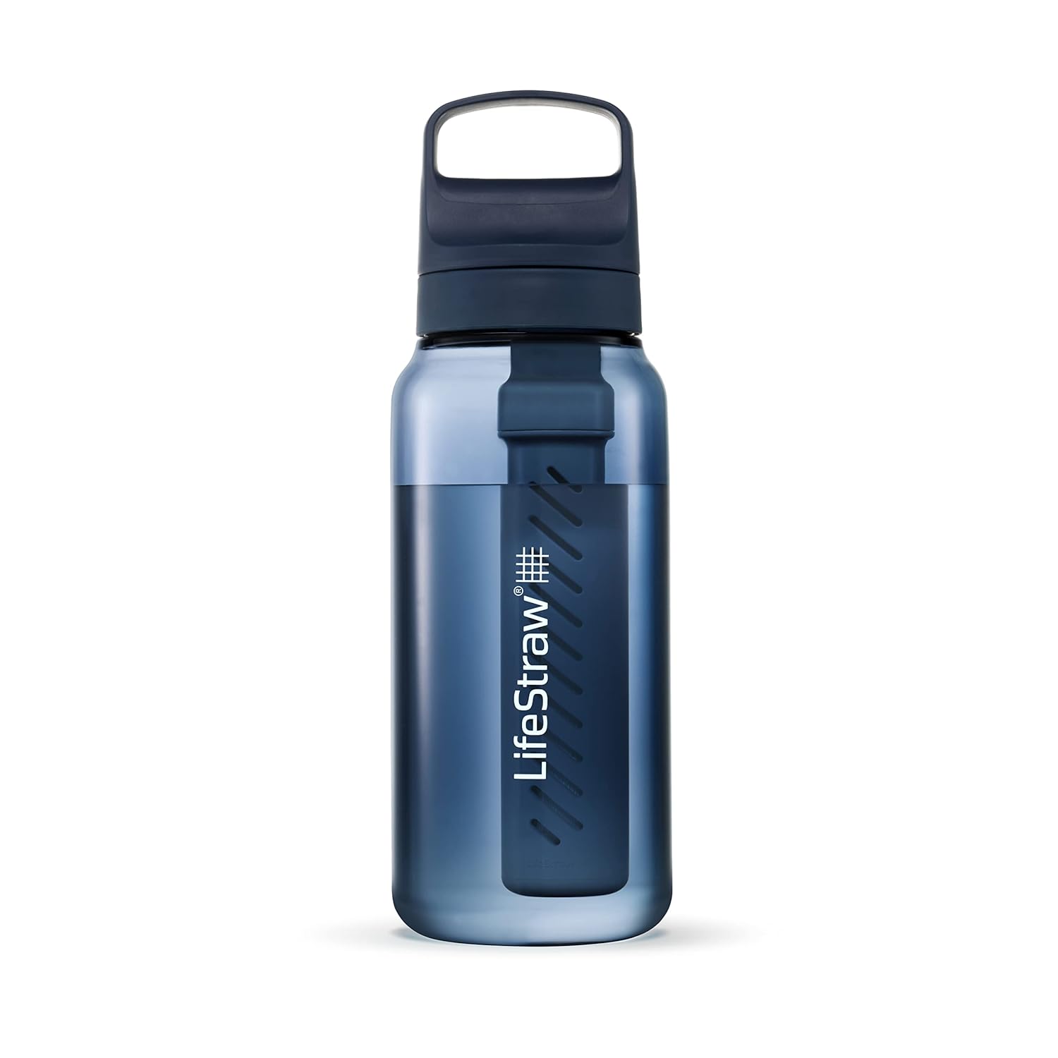 Go Series Water Filter Bottle - BPA-Free, Removes Bacteria, Parasites ...
