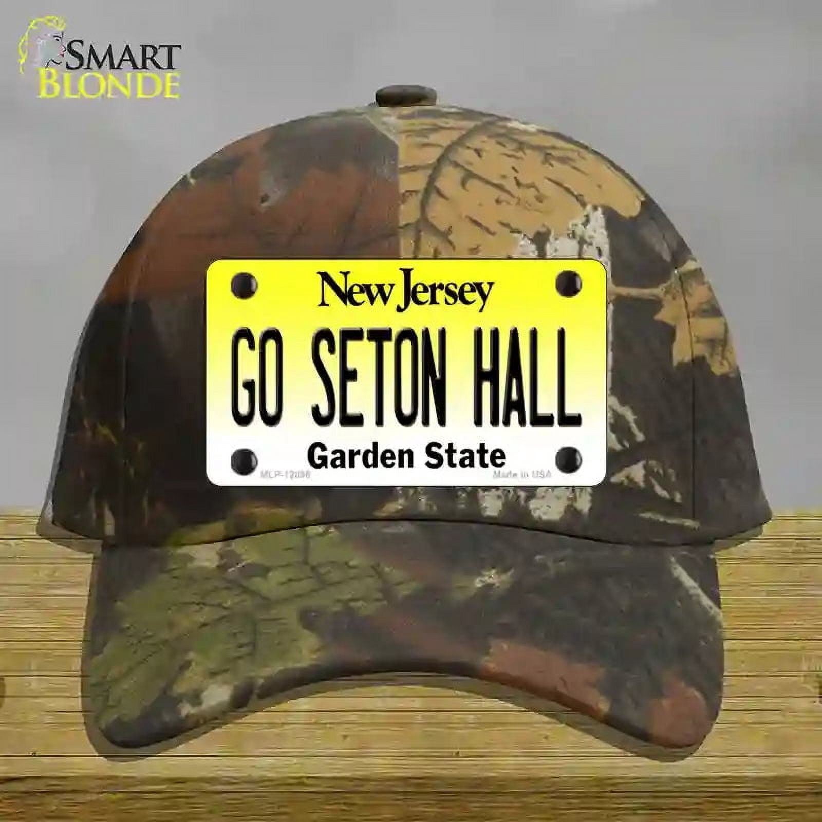 Go Seton Hall Novelty License Plate Hat Cotton Camoflauge - Walmart.com