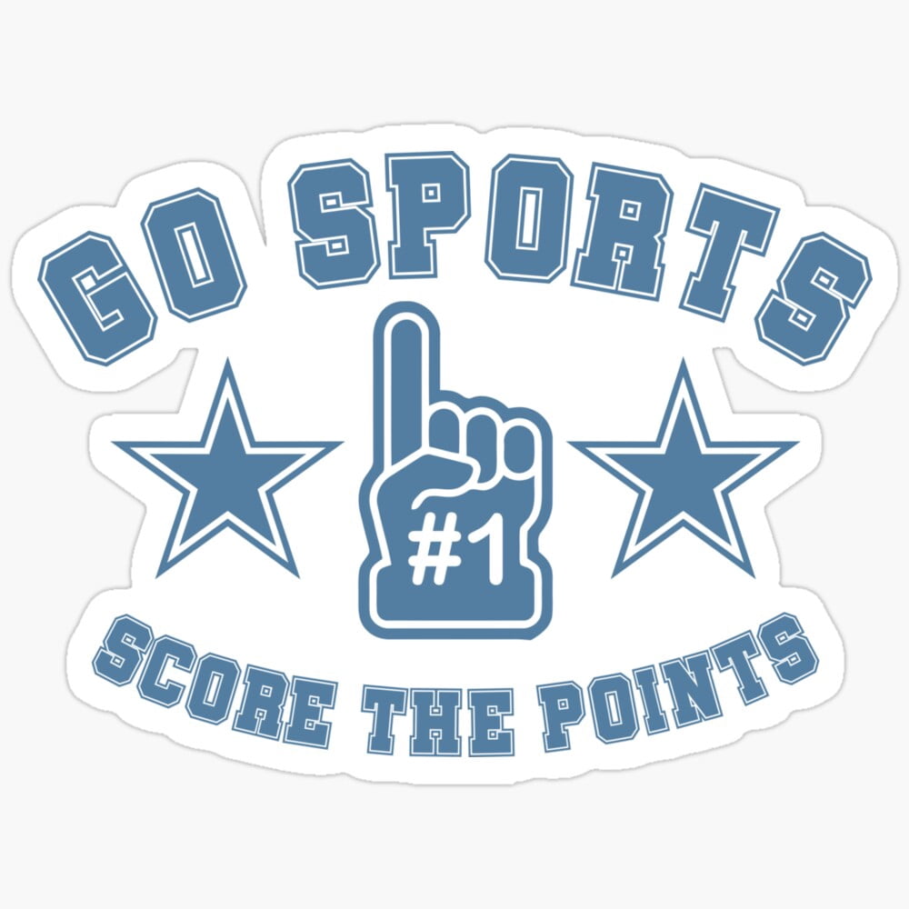 DOPASTICKER Go Sports - Phone Stickers, Waterproof Decals Water Bottles ...
