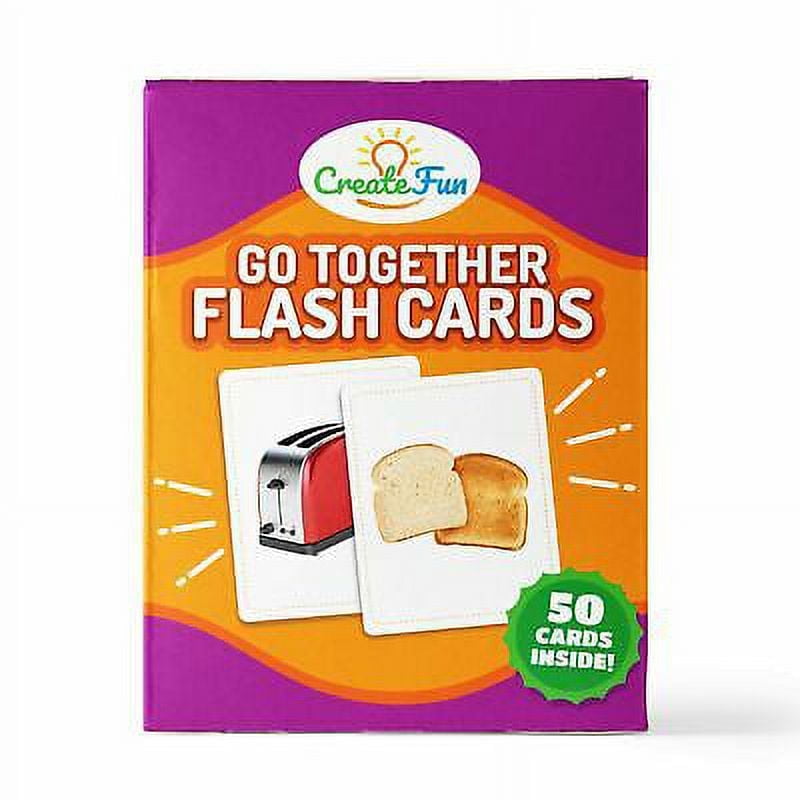 Go Together Flash Cards | 50 Matching Language Development Educational ...