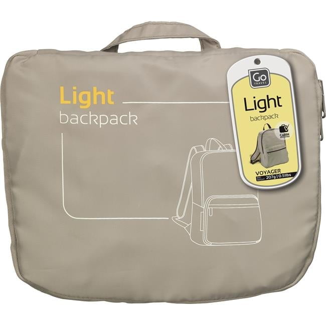 Go Travel 848LG Light Backpack, Light Grey - Walmart.com