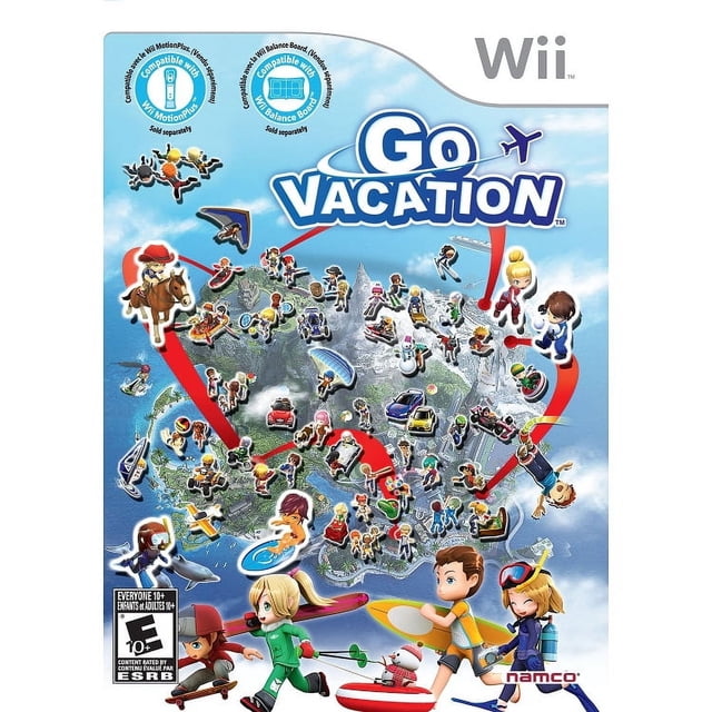 Bandai Namco's Go Vacation - Family Video Game for Nintendo Wii ...