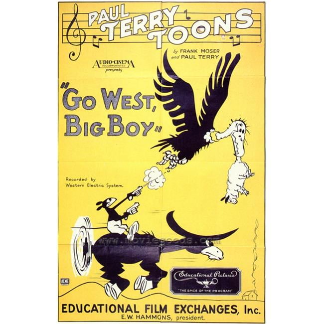Go West Big Boy Movie Poster - 27 x 40 in. - Walmart.com