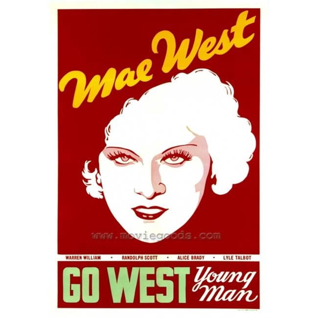 Go West Young Man Movie Poster - 27 x 40 in. - Walmart.com