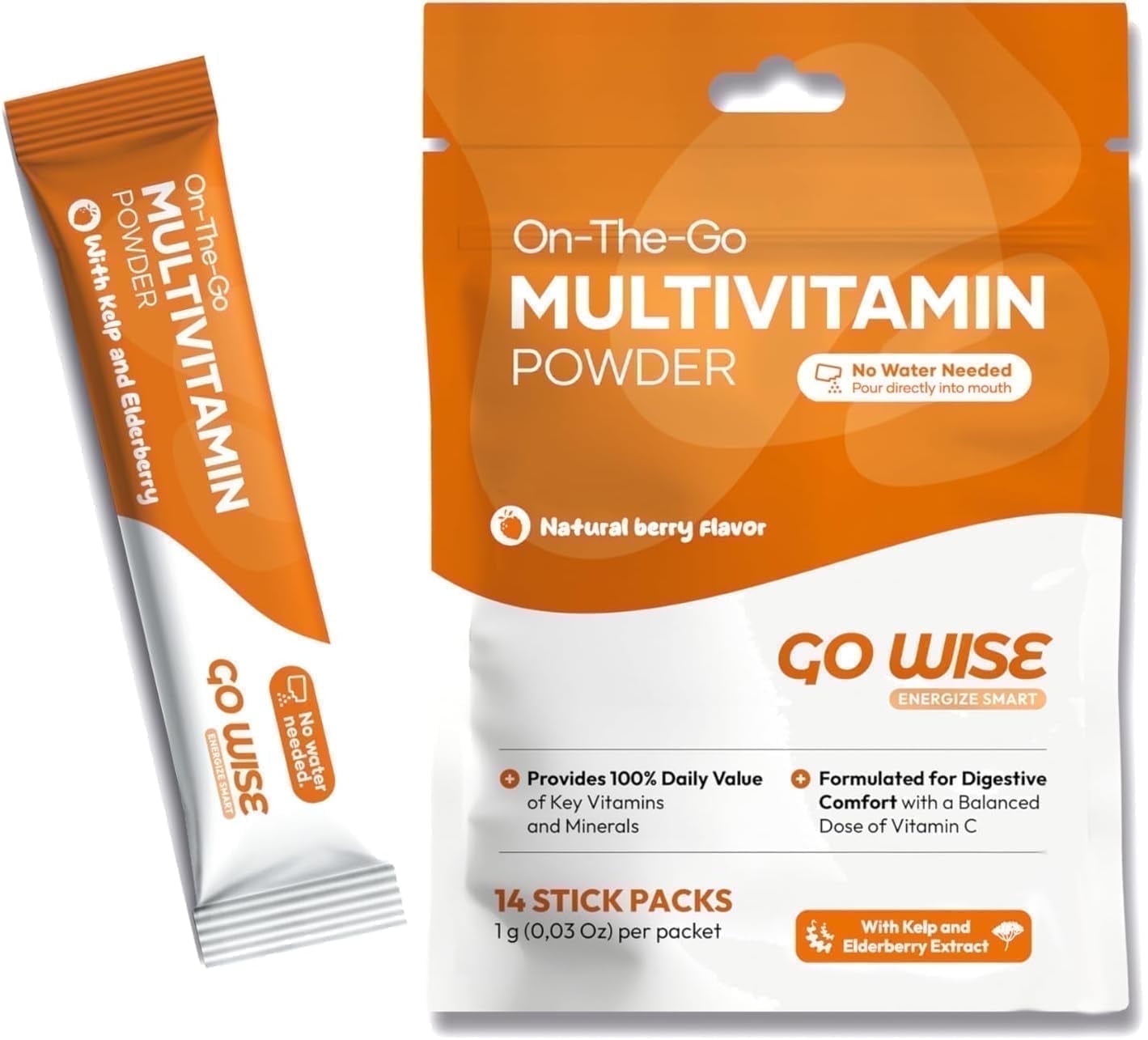 Go Wise Adult Multivitamin Dietary Supplement for Women and Men ...