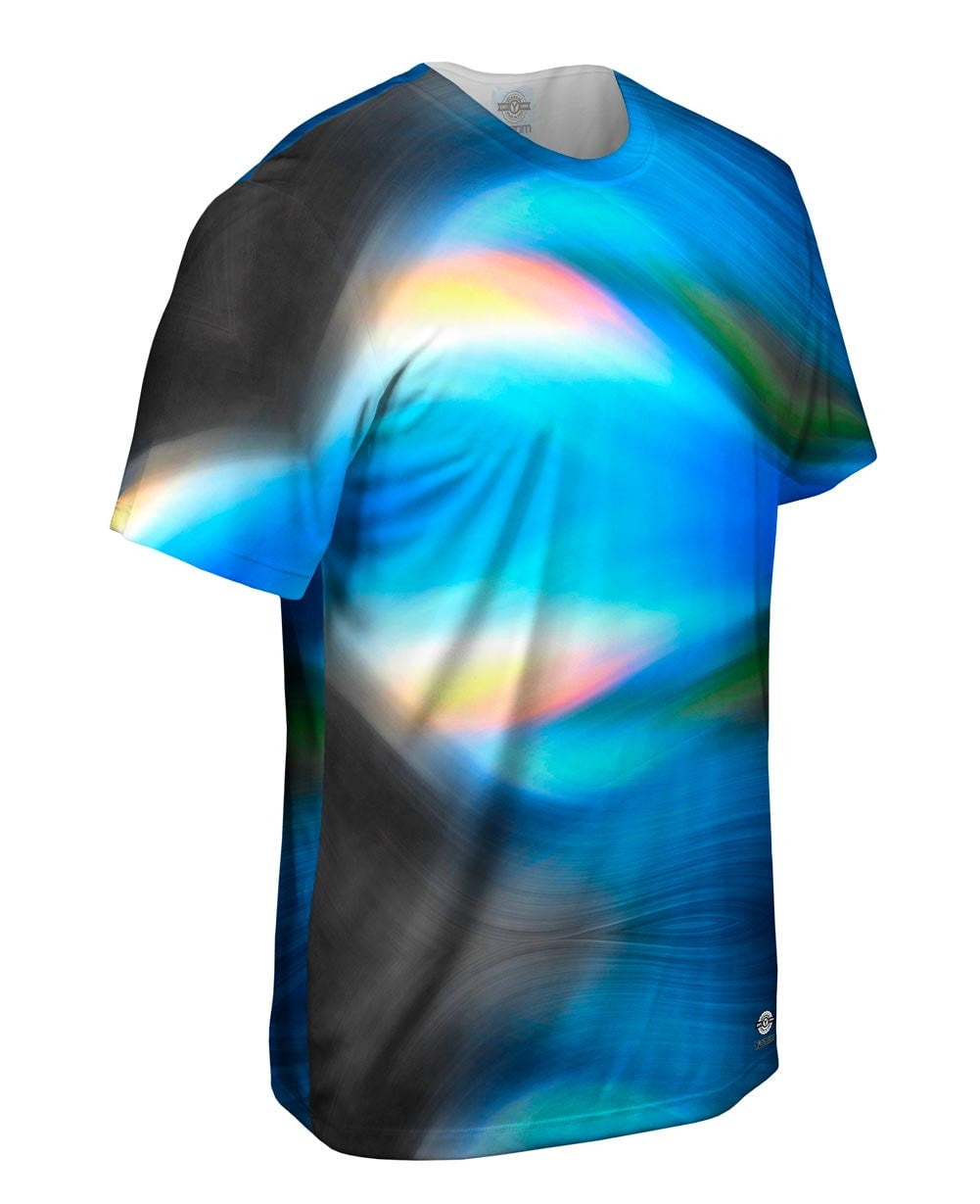 Go With The Flow Waves Abstract Mens T-Shirt All Over Print - Walmart.com