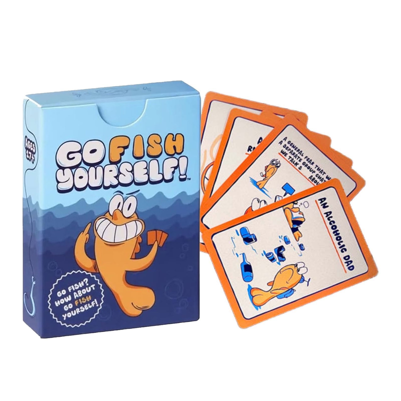 Juklah Go Fish Board Game, Paper Material, 9.5x7x2cm, Fun for Parties ...