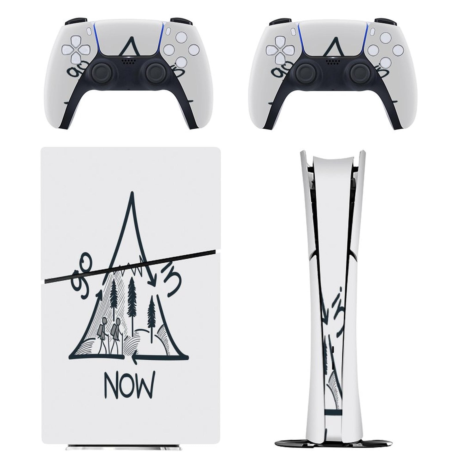 Go in Now,camp PS5/PS5 Slim Digital Disc Skin Sticker For Console And ...
