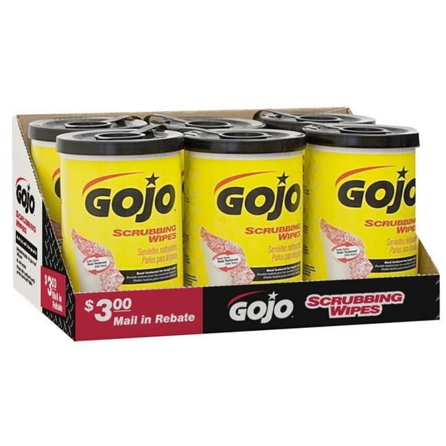 Go-jo Industries 72 Count Scrubbing Wipes - Walmart.com
