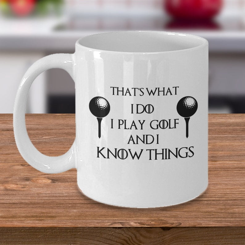 Go lover coffee mug I play Go and I know t1hings Funny goer themed cup ...