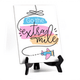 Go the Extra Mile, Table Sign with Acrylic Stand (6x8“) - Walmart.com