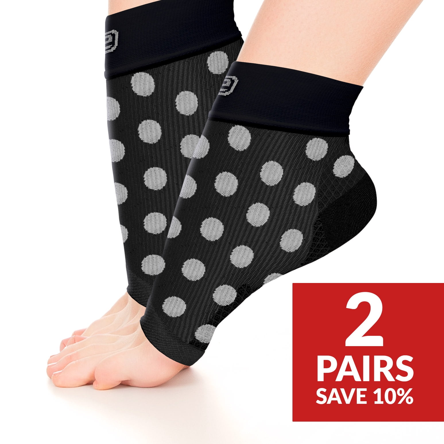 Go2 Compression Ankle Socks Plantar Fasciitis Foot Heel & Arch Support ...