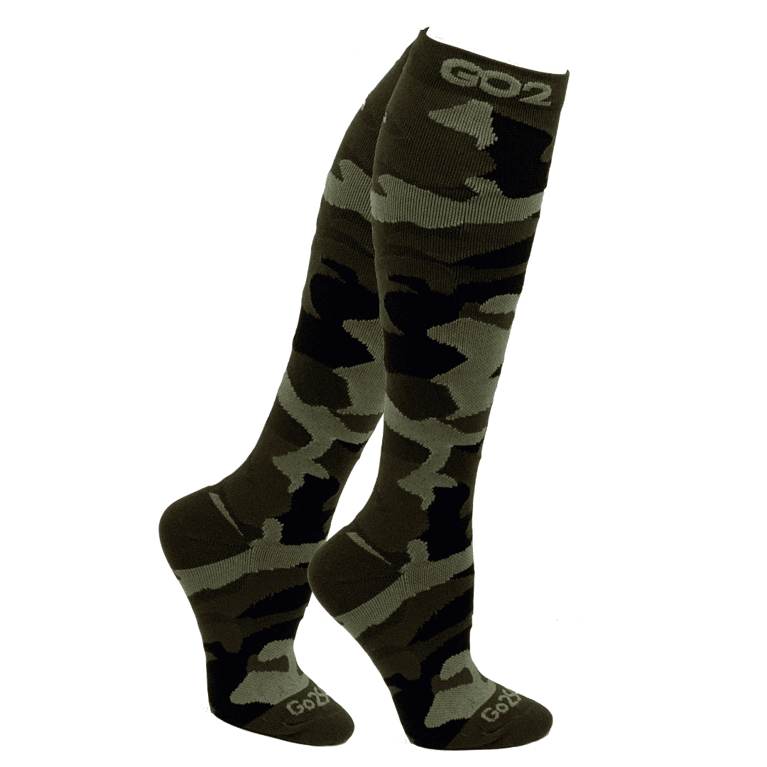 Go2 Compression Unisex Athletic Socks, Camo Navy Green - Walmart.com