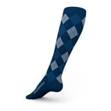 Go2 Compression Socks for Men and Women, Blue Argyle, Small - Walmart.com