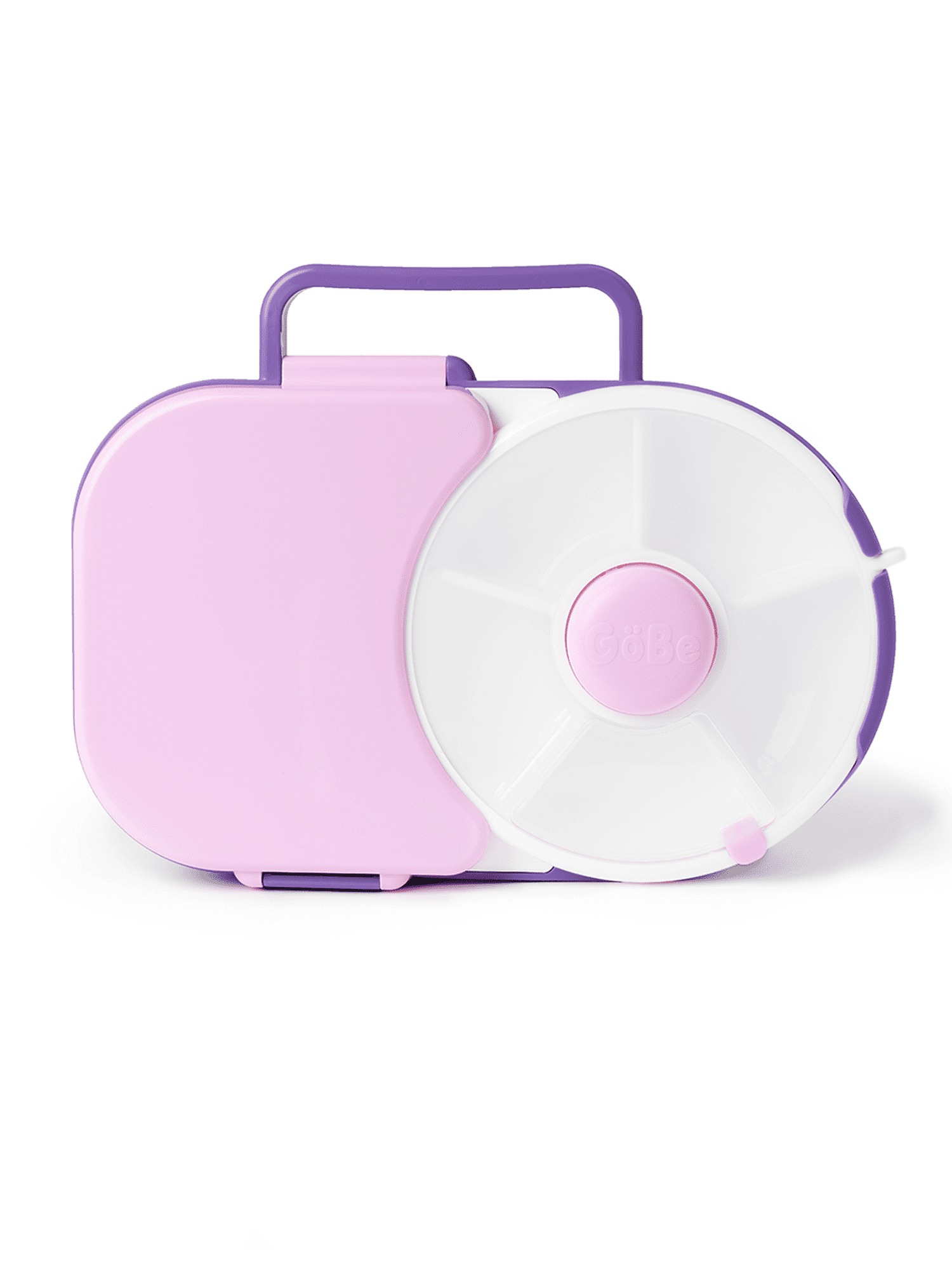 GoBe Kids Bento Style Lunch Box with Snack Spinner Flip - Divided Lunch ...