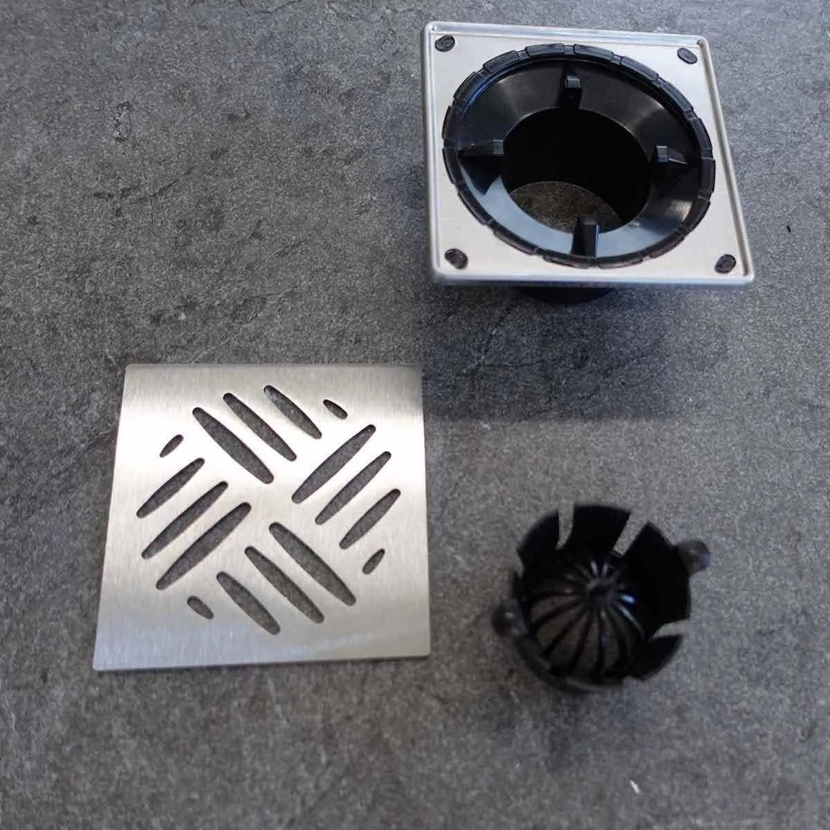 GoBoard Dakar Designer Series Drain Grates & Risers - Chrome- 70007801 ...