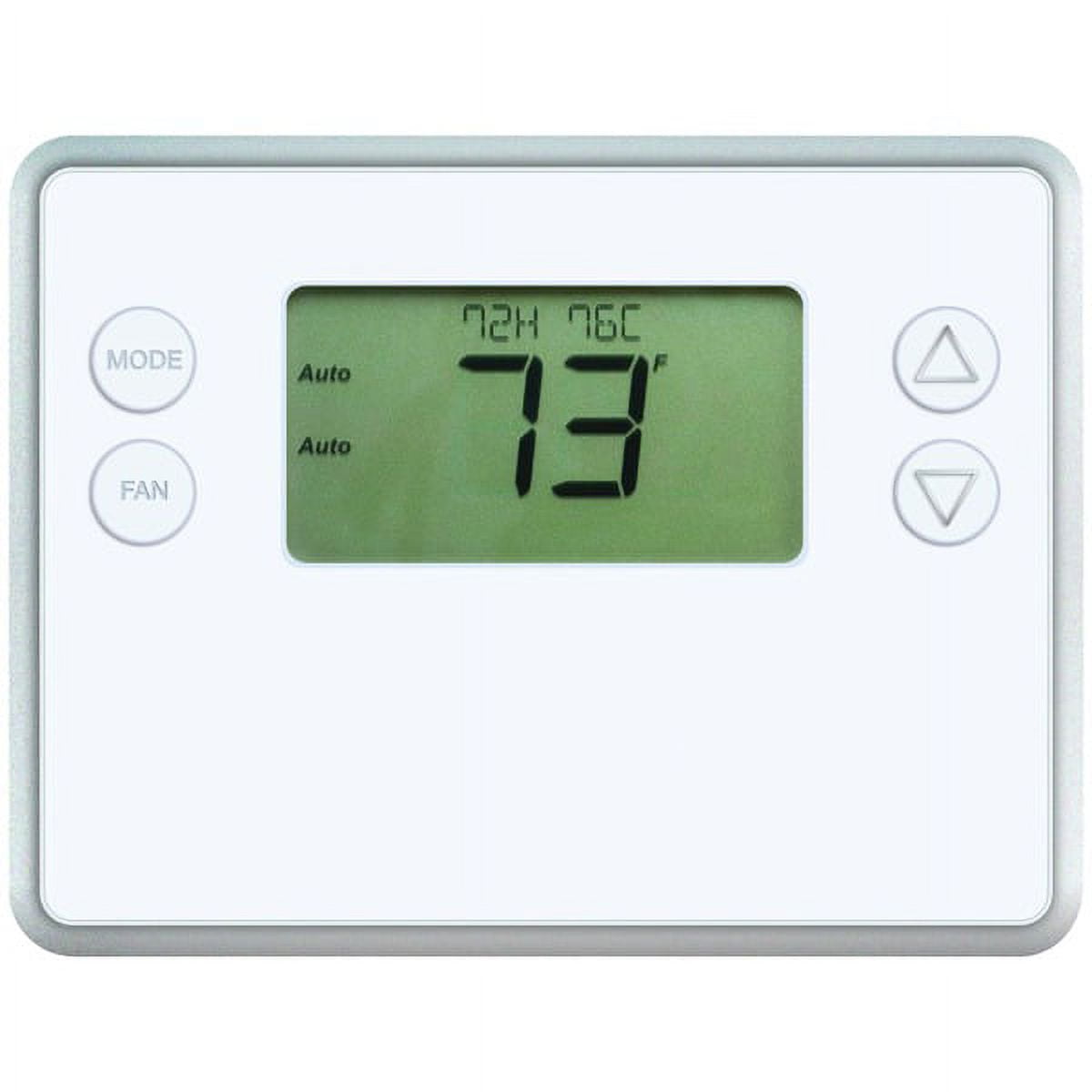 GoControl Smart Battery-Powered Thermostat, Hub Required - Walmart.com