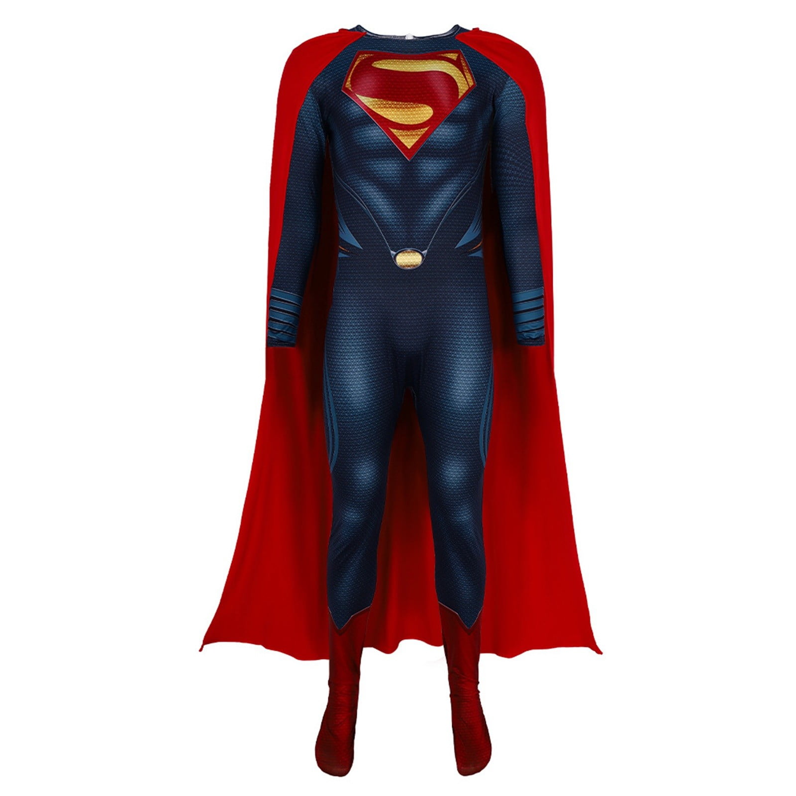 GoCos Super!mαn: Man of Steel Bodysuit with Cloak, Superhero Overalls ...