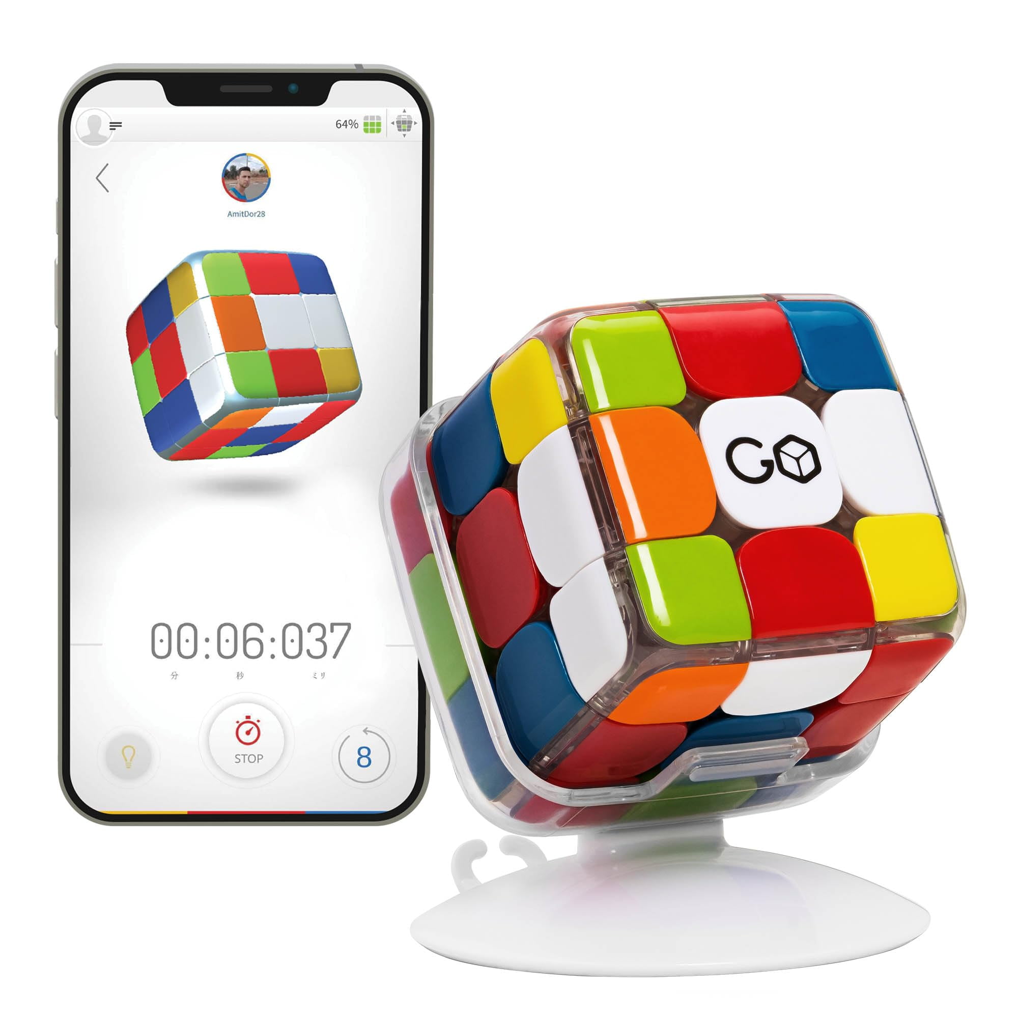 GoCube Edge Full Pack STF9 - Connected Electronic Bluetooth Smart 3x3 ...