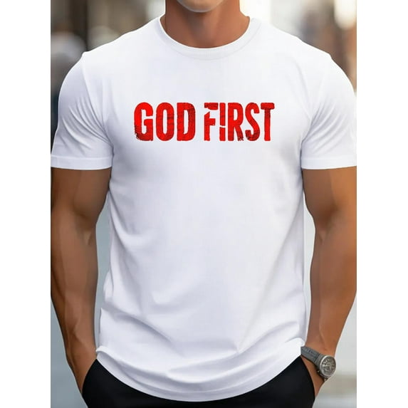 GoD FiRST bold G500 pure cotton men's T-shirt comfort fit Tee For adult ...