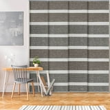 GoDear Design Adjustable Sliding Panel Track Blind 45.8"- 86" W x 96" H ...