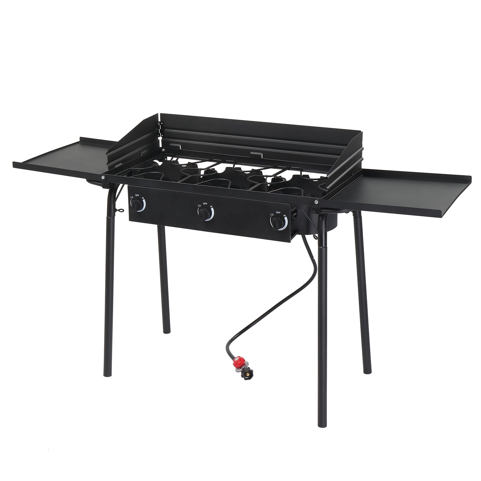 GoDecor Portable Propane Burner - 3 Burner Outdoor Gas Cooker with ...
