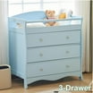 Delta Children Epic 3 Drawer Dresser with Interlocking Drawers ...