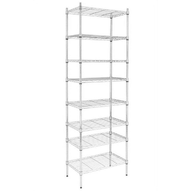 GoDecor Freestanding 8-Tier Steel Shelving Unit, 23.6" W x 14" D x 71 ...
