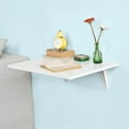 GoDecor Wall-Mounted Folding Table Desk, Drop-Leaf Table Kitchen Dining ...