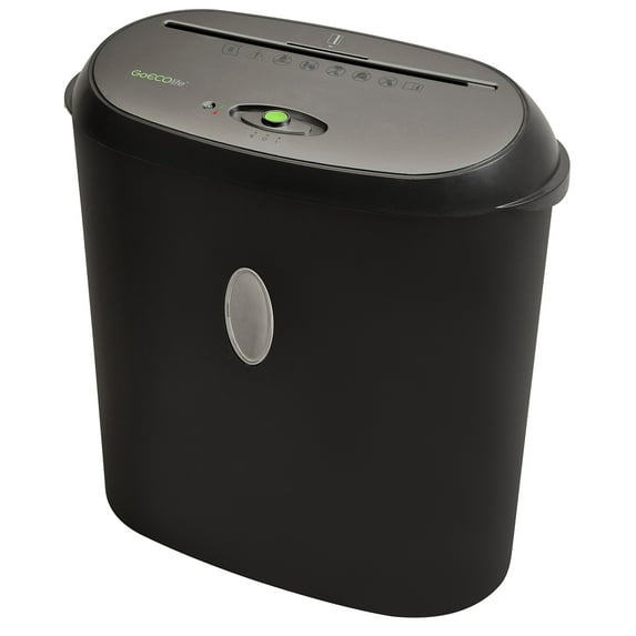 GoECOlife Limited Edition 8 Sheet Micro Cut Paper Shredder Black ...