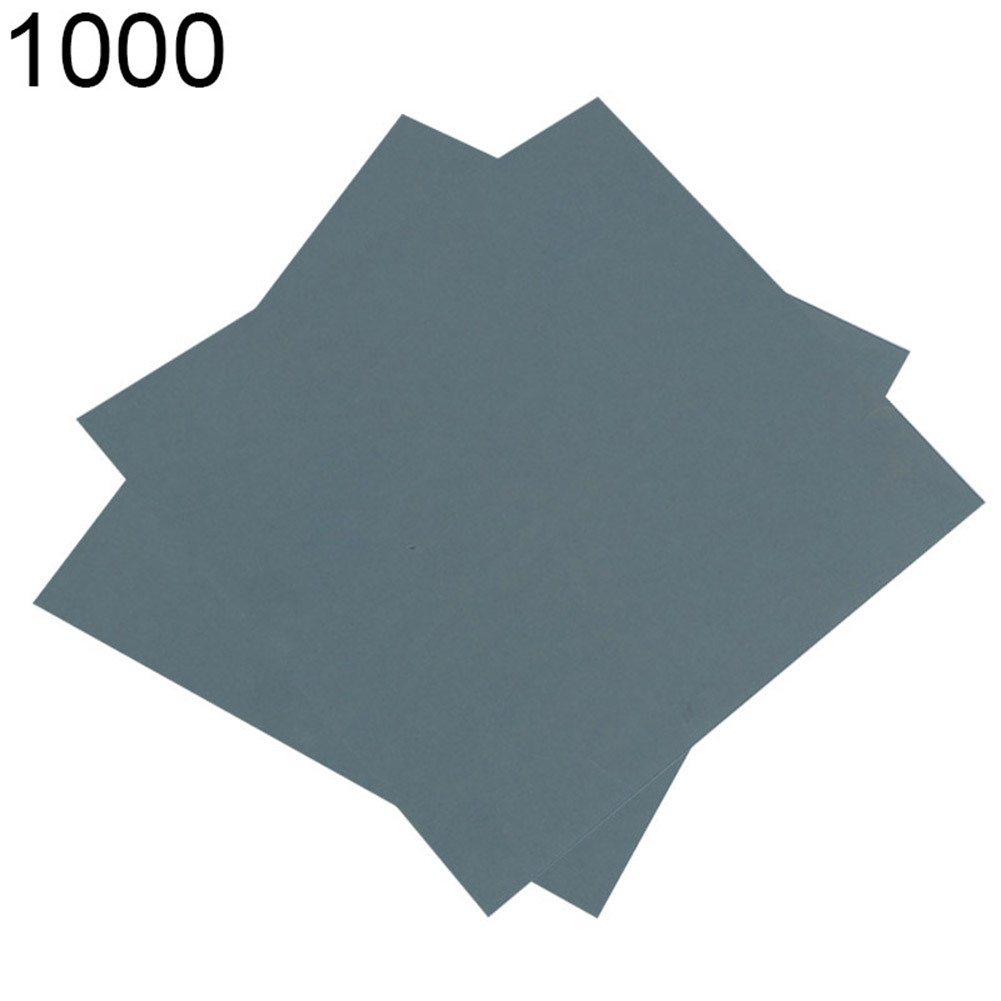 GoFJ 2Pcs 150 1000 Wet Dry Sandpaper Super Fine Sanding Sheet Polishing ...