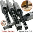 GoFJ 6/6.4/8/10/12.7mm HSS Square Hole Drill Bit Mortising Chisels ...