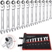 Free Shipping! Hyper Tough 12 Piece Metric Flex Head Ratcheting Wrench ...