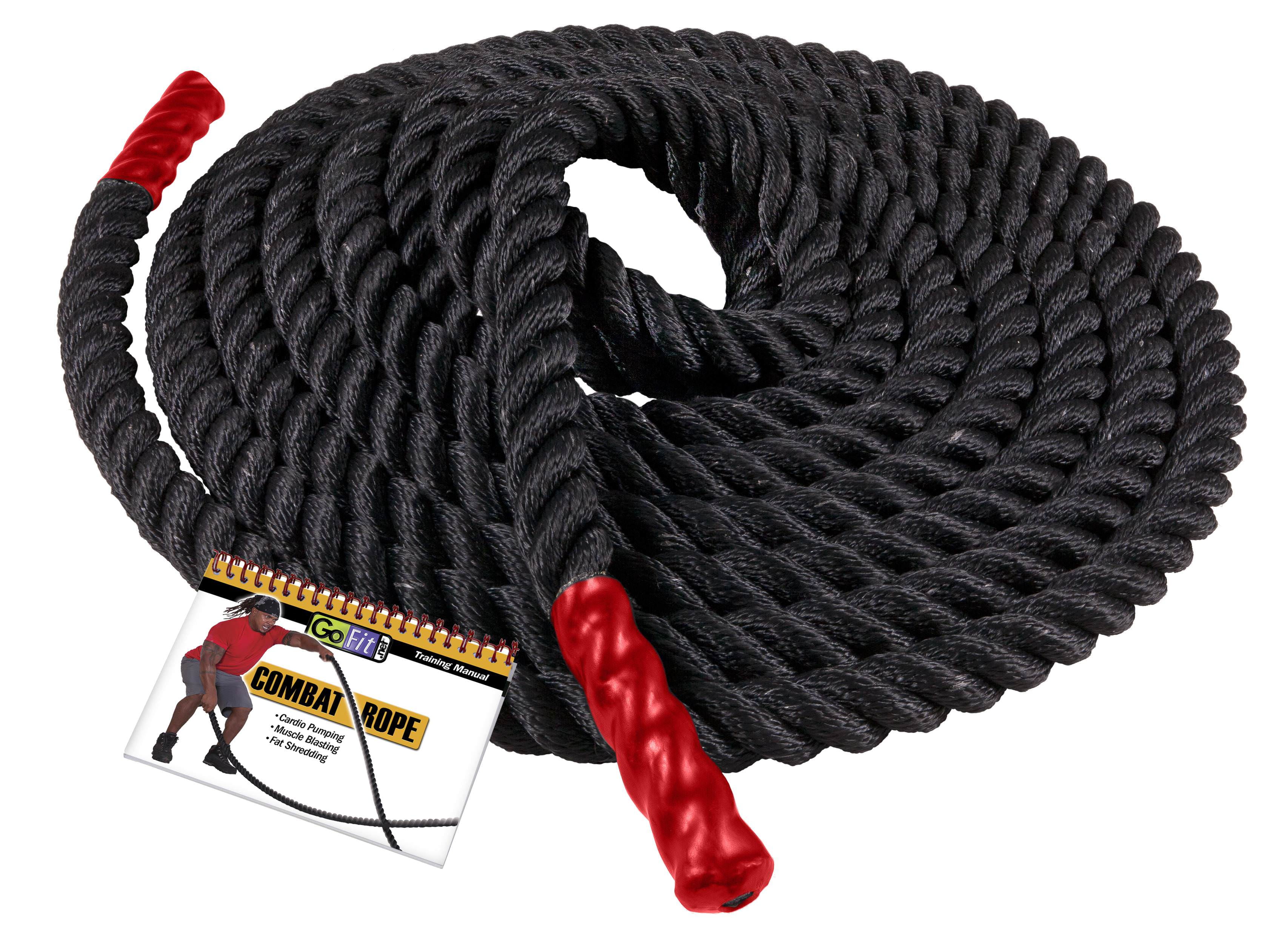 GoFit 40-Foot Combat Rope with Training Manual, GF-BATR - Walmart.com
