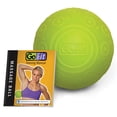GoFit 5-Inch Deep Tissue Massage Ball, Dense Foam Core, Textured ...