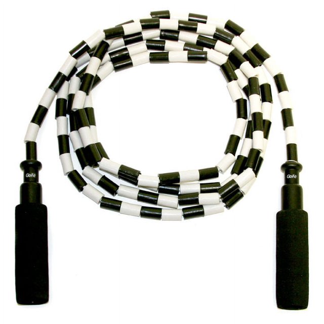 GoFit Adjustable, Segmented, Beaded Jump Rope Jumping Rope for Adults ...