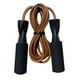GoFit Athletic Training Jump Rope - Leather Fitness Jump Rope - Walmart.com
