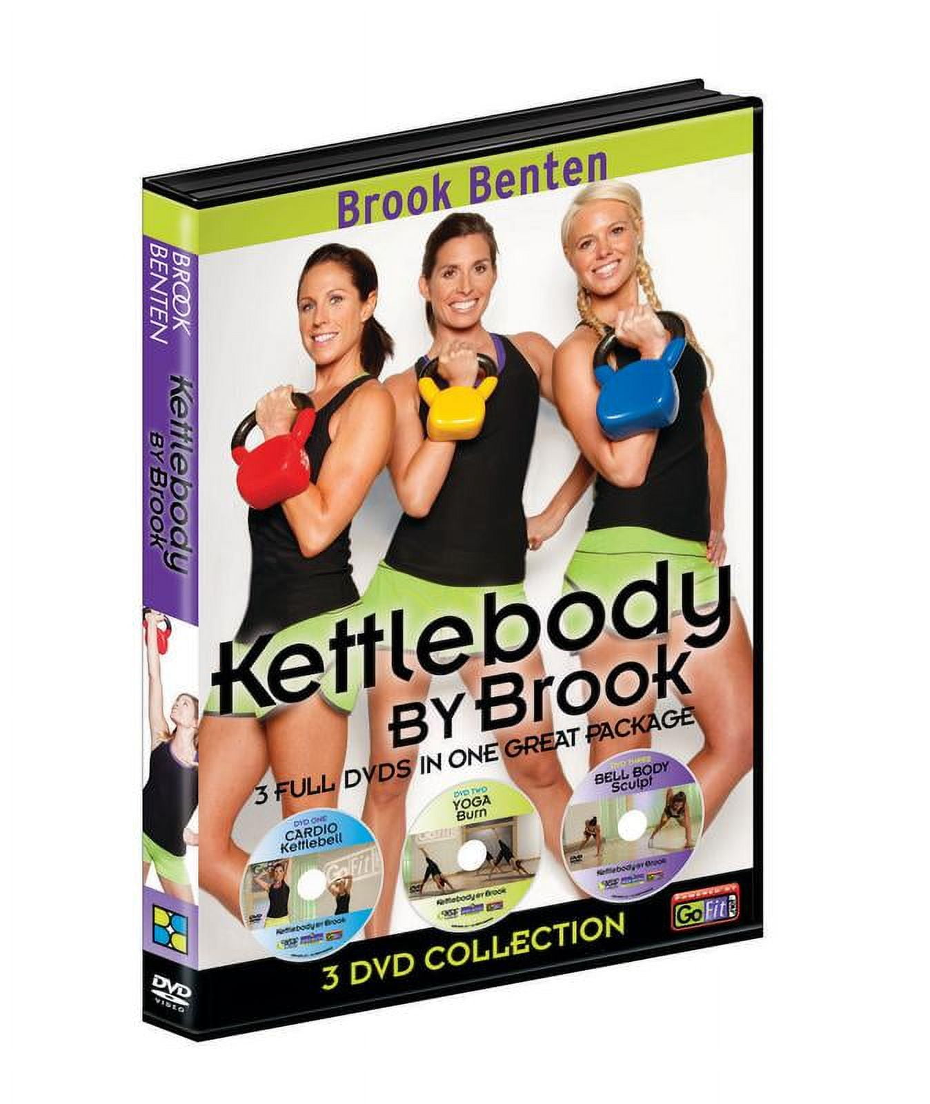 GoFit Brook Benton Kettlebody by Brook Workout DVD Set- 3 Disk Series ...
